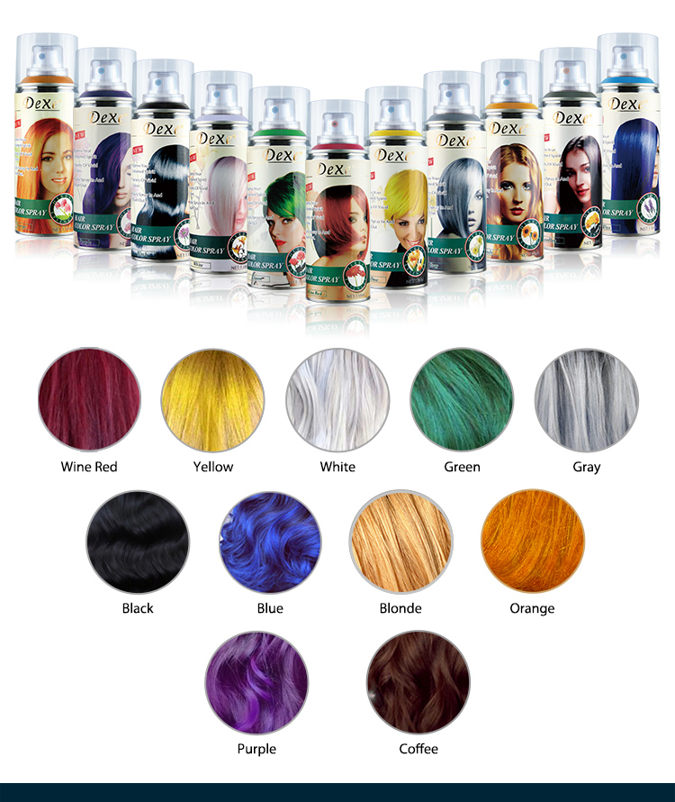 Hair Color Spray 138ml - Black Hair Shampoo | Hair Building Fibers ...