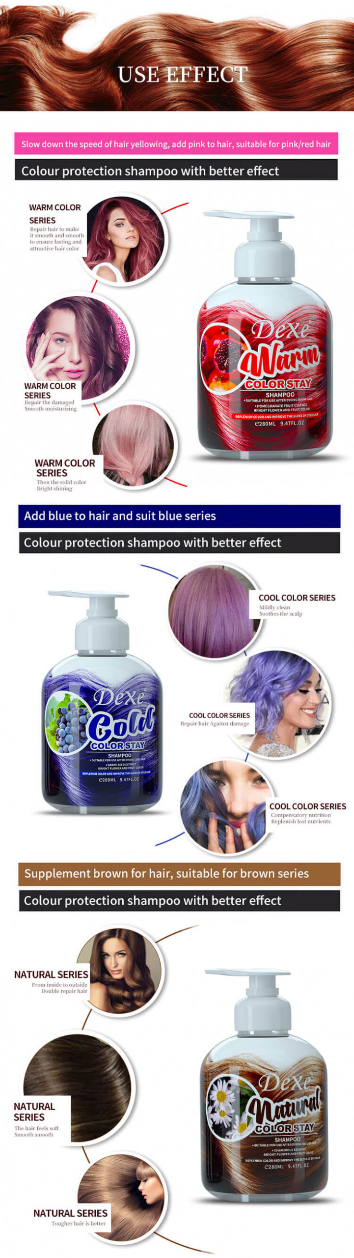 Color protection Shampoo 280ml - Black Hair Shampoo | Hair Building ...