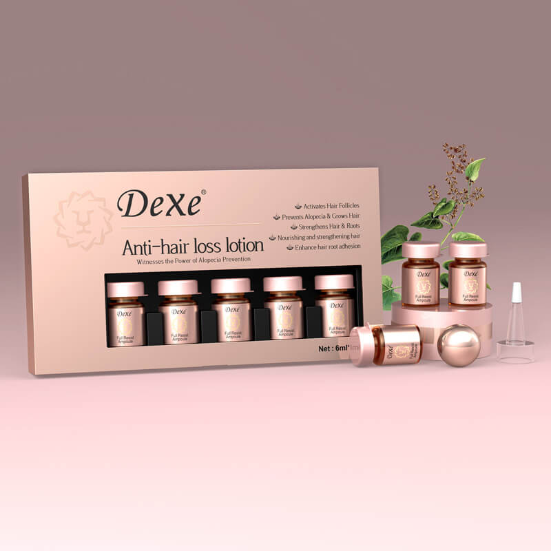 Dexe Anti-hair Loss lotion 6ml*10 - Black Hair Shampoo | Hair Building ...