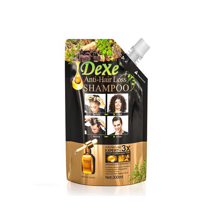 Dexe Anti-hair Loss Shampoo spray nozzle 300ml - Black Hair Shampoo ...