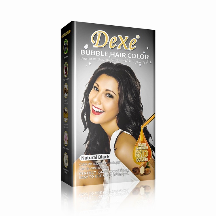 Dexe Permanent Hair Color Cream 80ml*2 - Black Hair Shampoo | Hair ...