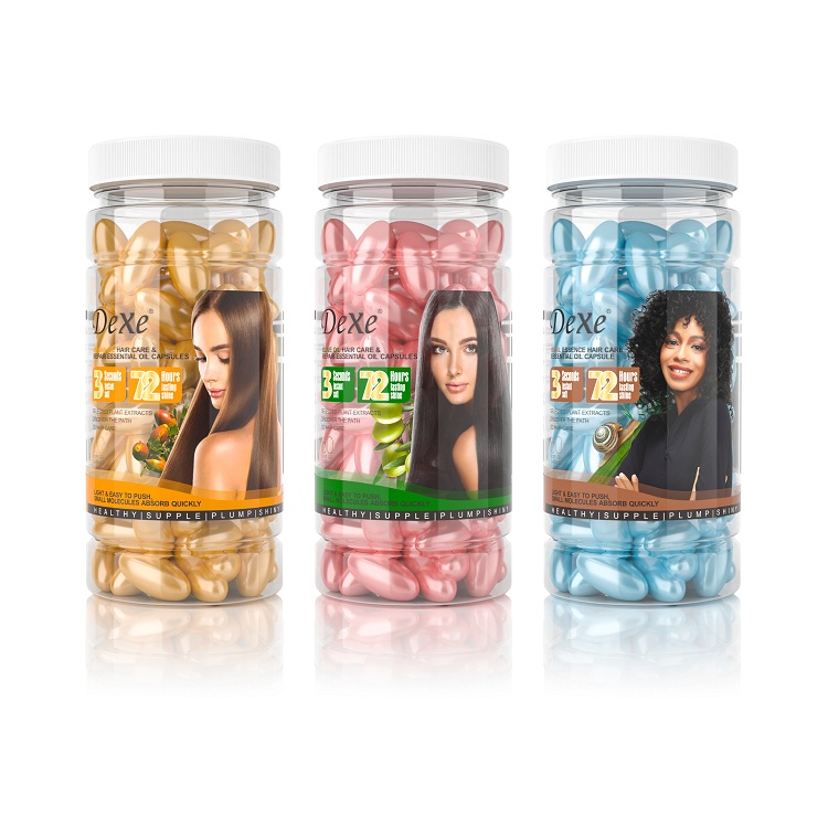 Dexe Hair Care Essential Oil Capsules 60 pieces - Black Hair Shampoo ...