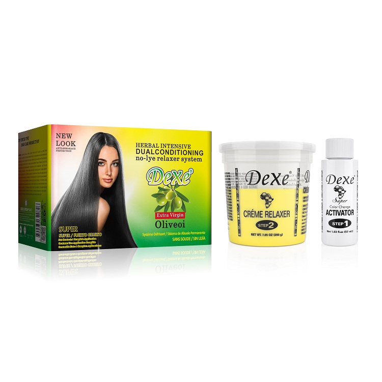 Dexe Relaxer Set 60g+200g - Black Hair Shampoo | Hair Building Fibers ...